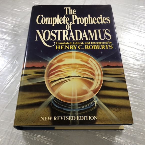 Accents | The Complete Prophecies Of Nostradamus Vintage Book 1982 Hcdj ...